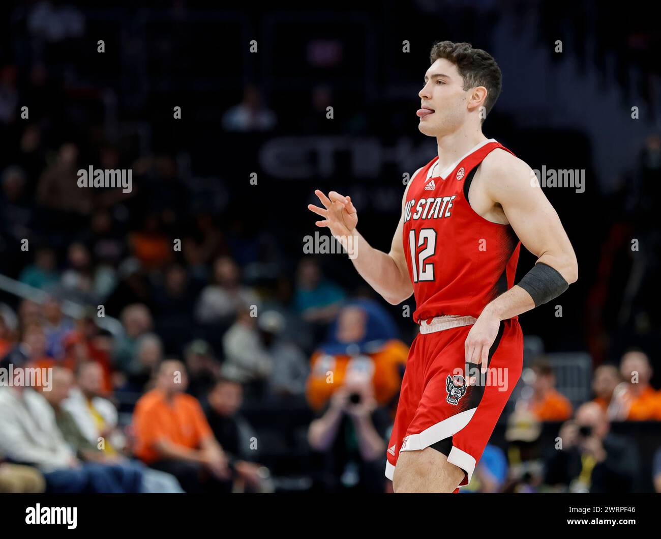 March 13, 2024: NC State Wolfpack Guard (12) Michael O'Connell ...