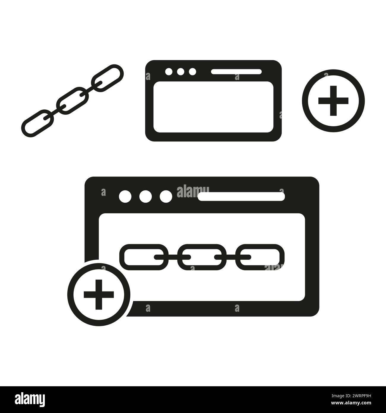 Browser plus Stock Vector Images - Alamy