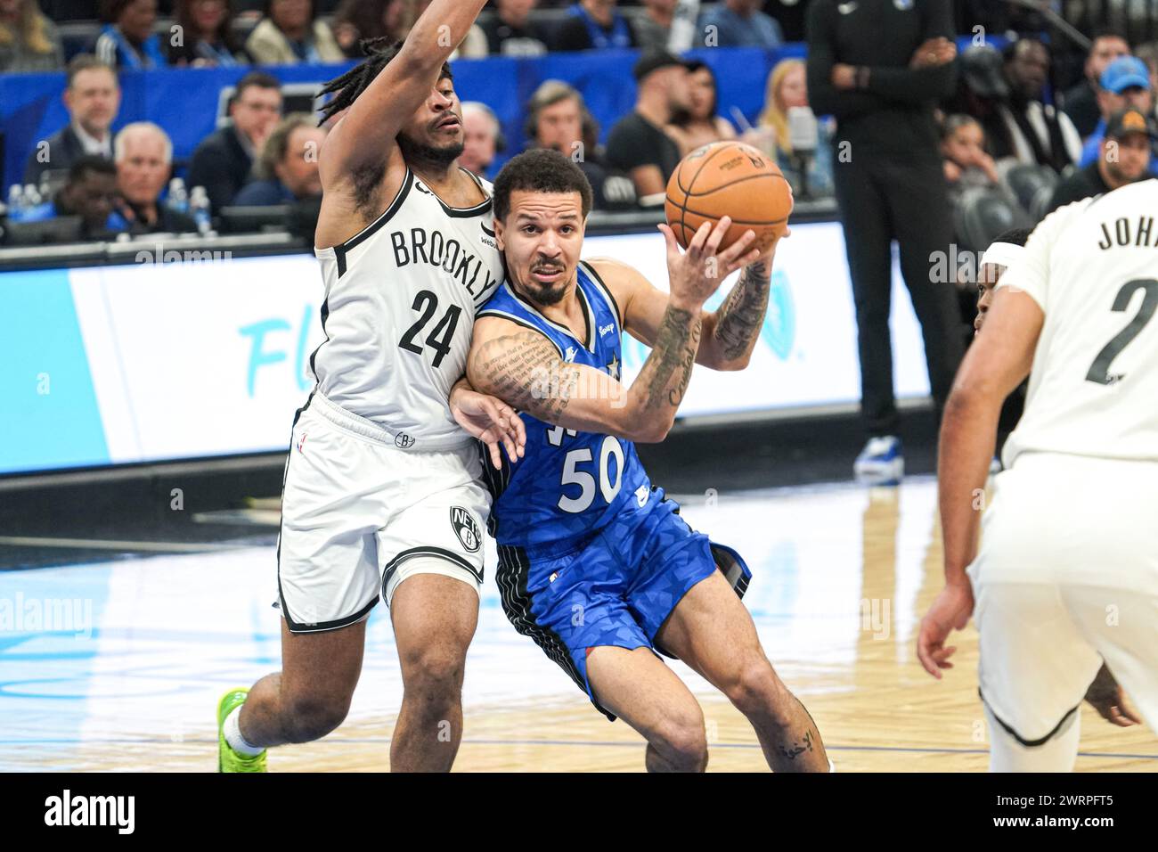 Orlando, Florida, USA, March 13, 2024, Orlando Magic guard Cole Anthony ...