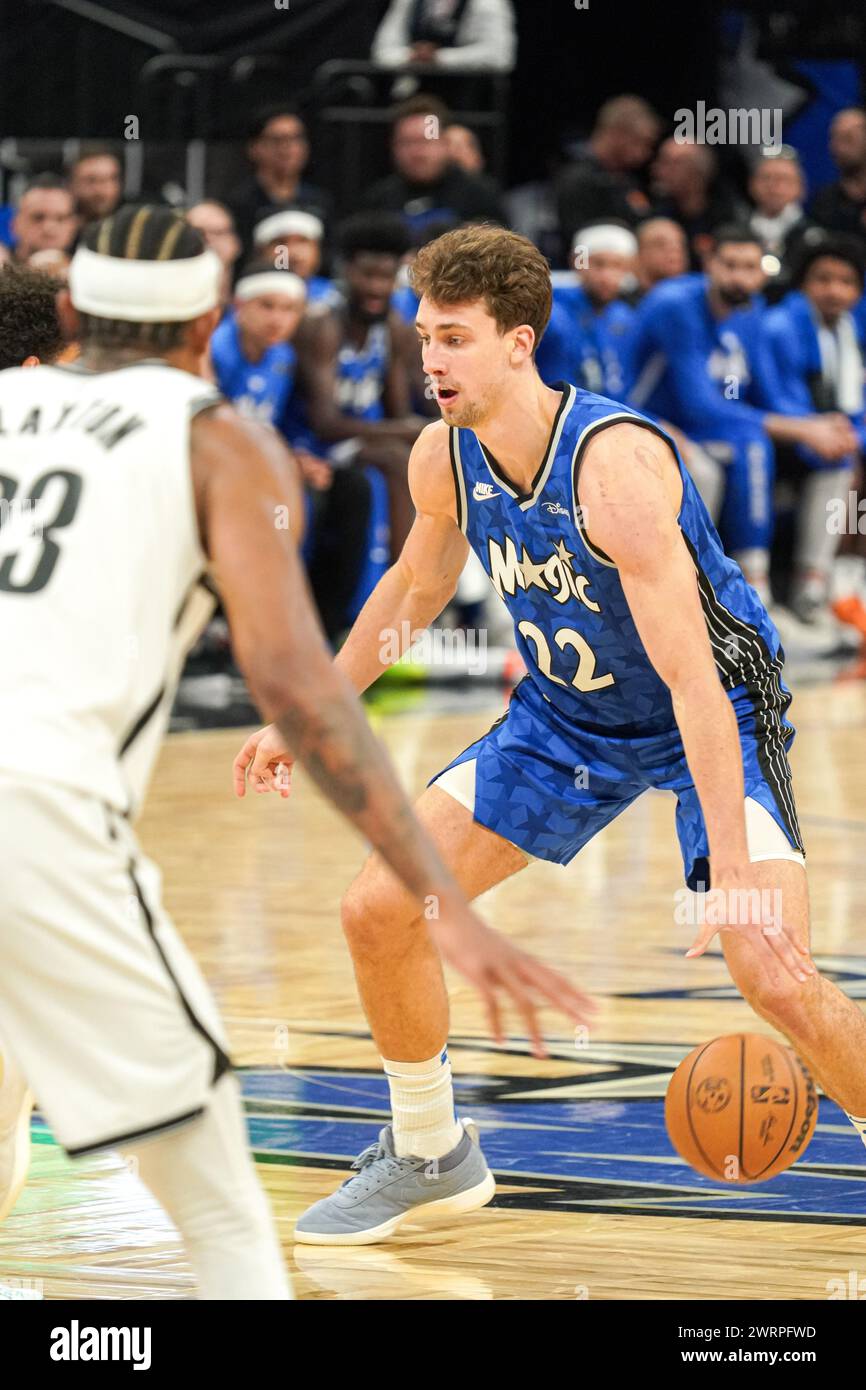 Orlando, Florida, USA, March 13, 2024, Orlando Magic forward Franz ...