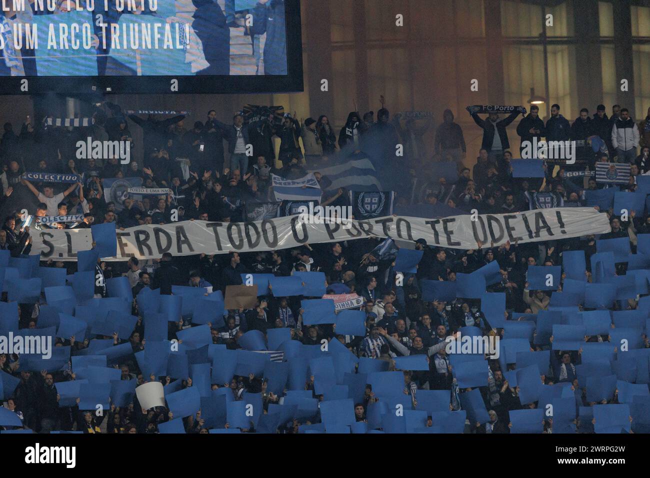 Porto, Portugal - 03 03 2024: Fans of FC Porto during Liga Portugal ...