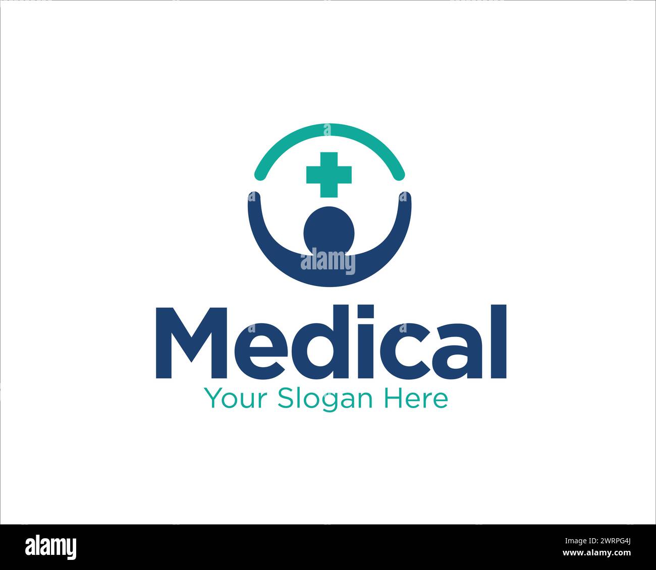 people medicare logo designs for health service and clinic logo Stock ...