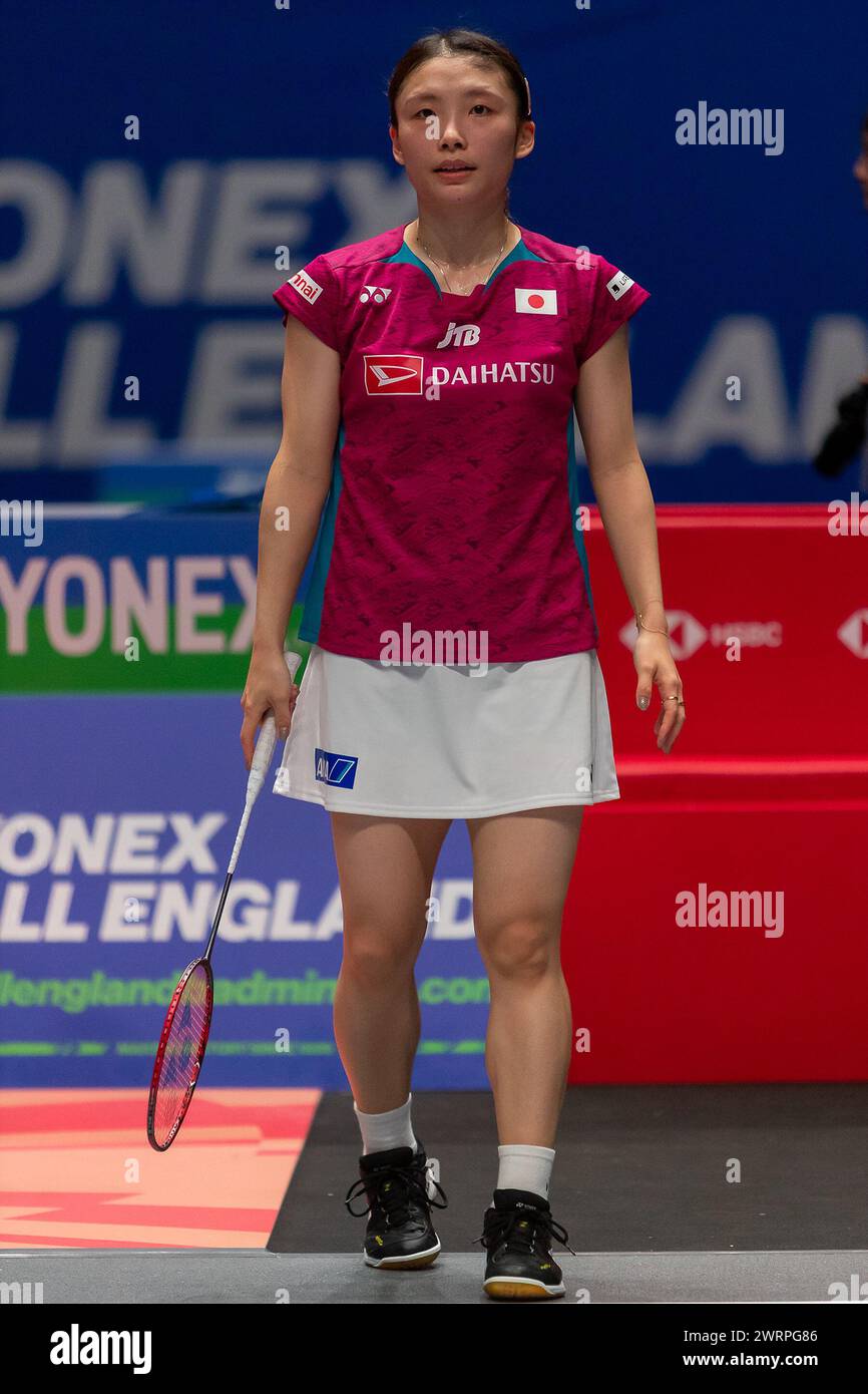 Birmingham, United Kingdom on 13 March 2024, Naru Shinoya (JPN) of Japan competing in the Mixed ...