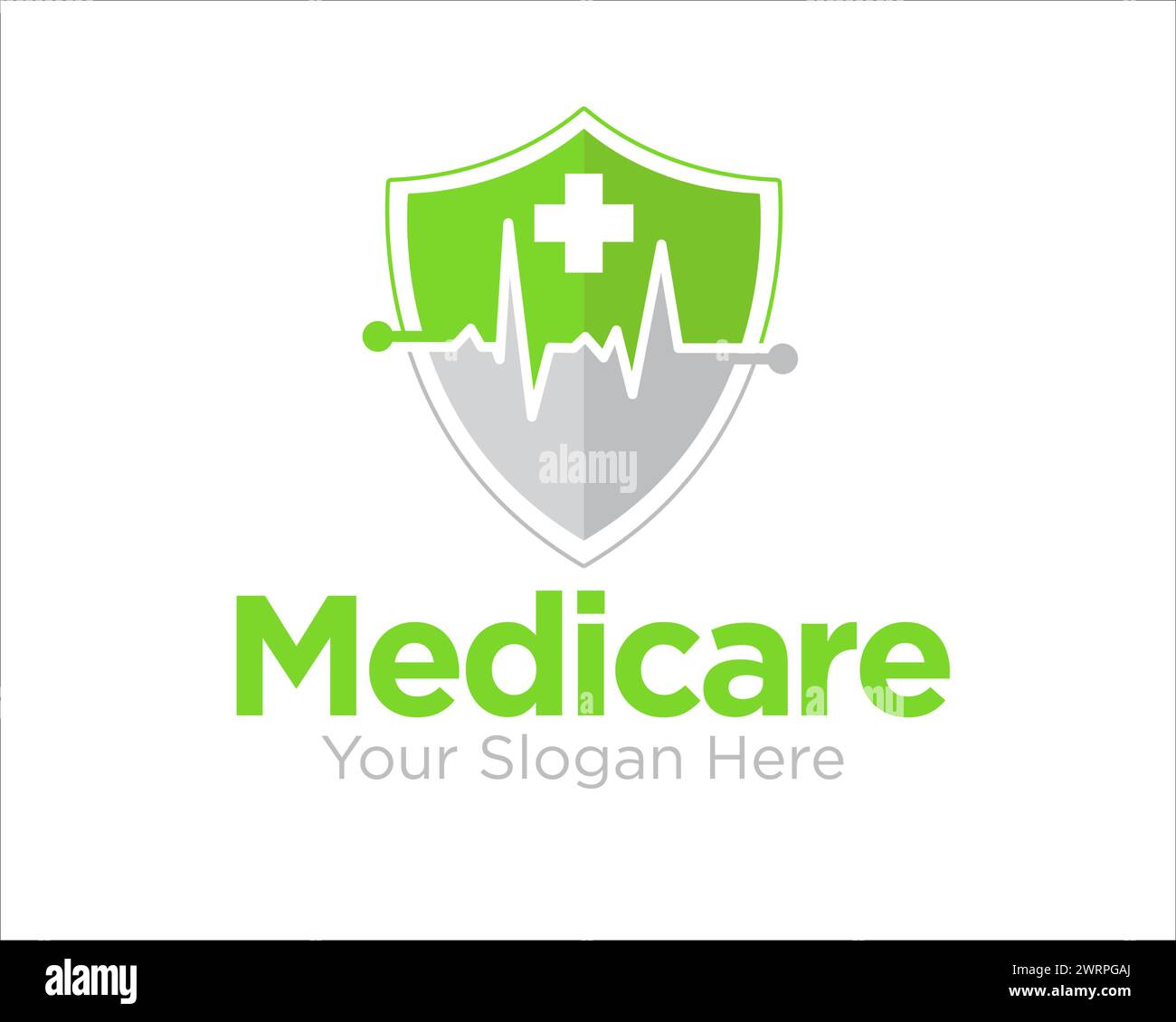 medicare health protection for medical service logo Stock Vector Image ...