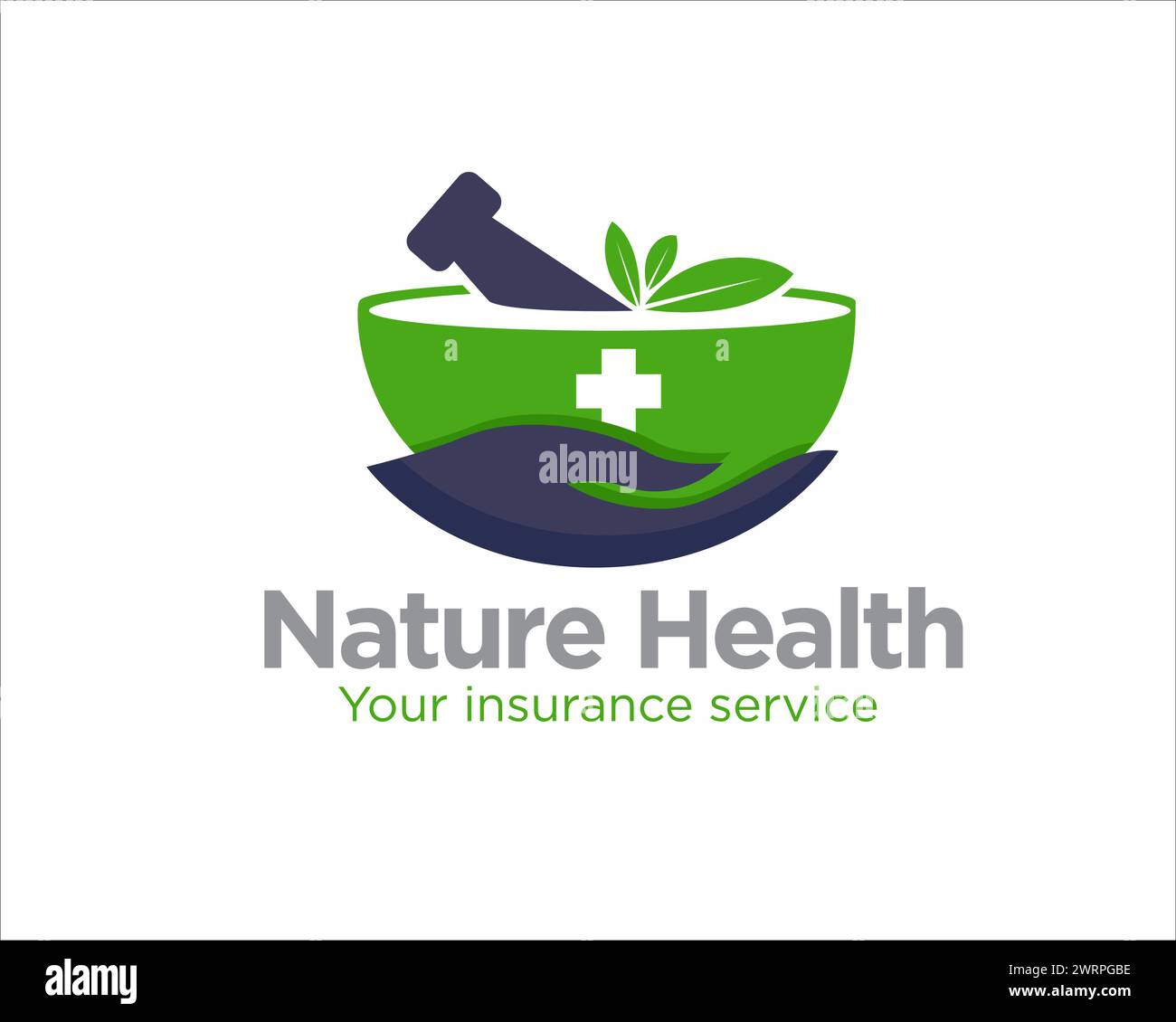 nature health care or traditional medicare logo designs simple modern ...