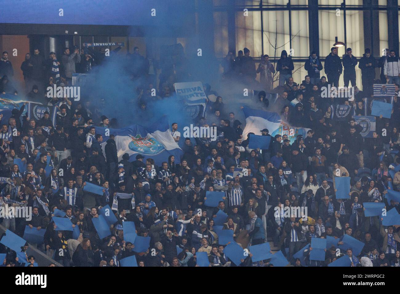 Porto, Portugal - 03 03 2024: Fans of FC Porto during Liga Portugal ...