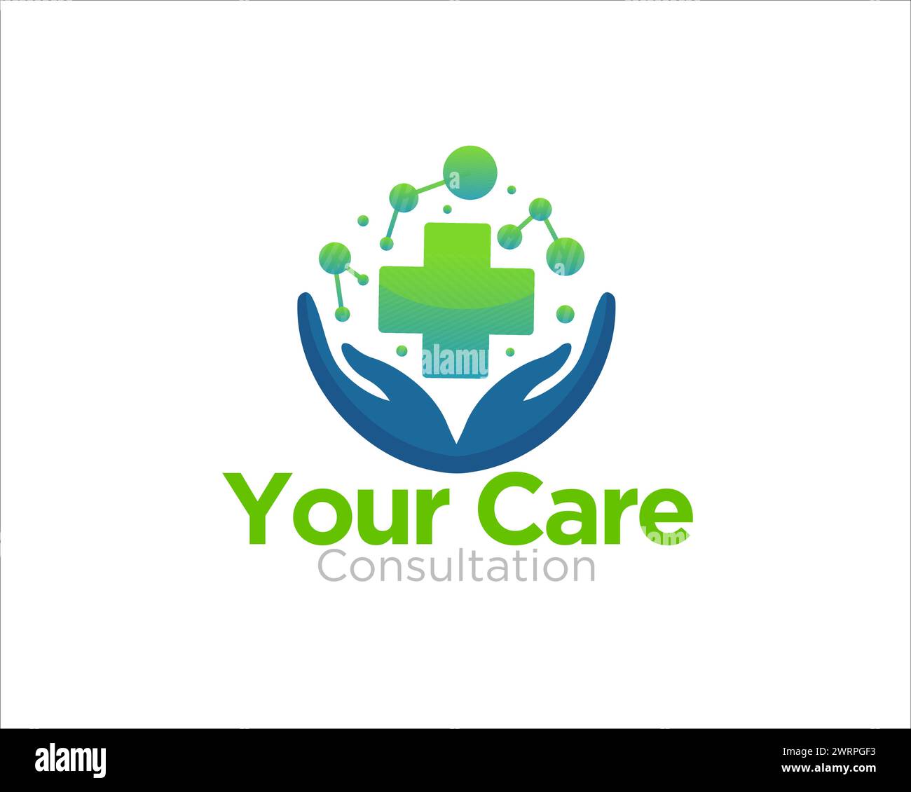 hand health care logo, with cross health logo Stock Vector Image & Art ...
