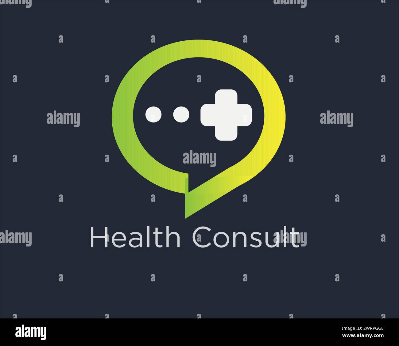 health consult logo designs for medical service Stock Vector Image ...