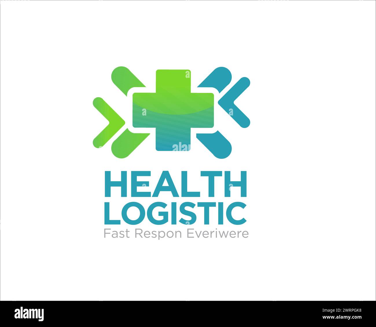health logistic logo designs for medical transport Stock Vector Image ...