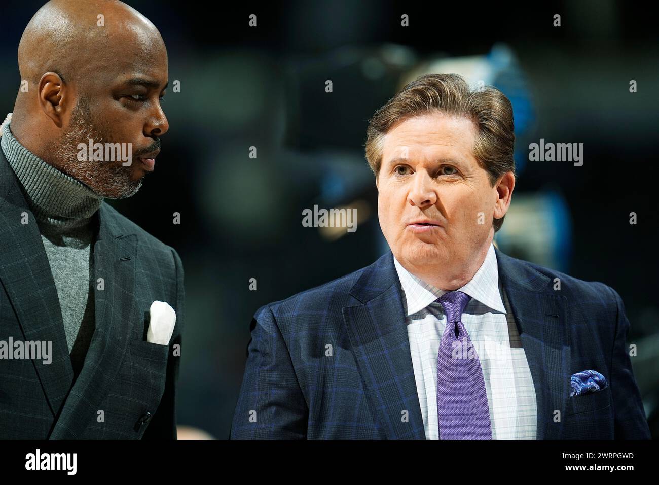 Toronto Raptors television color analyst and former player Alvin ...