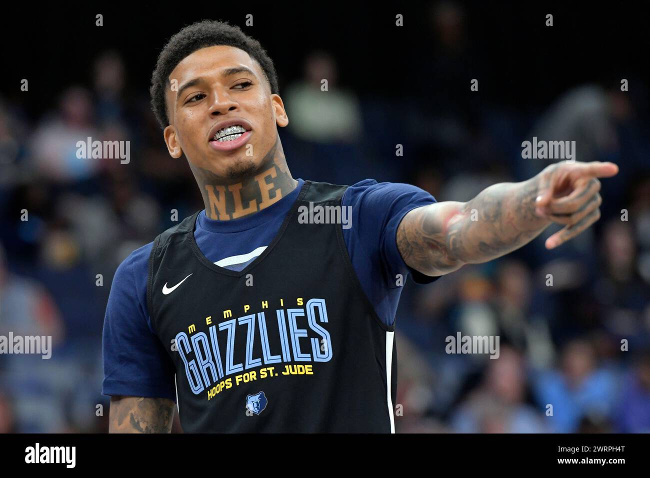 NLE Choppa participates in a charity exhibition game benefiting St ...
