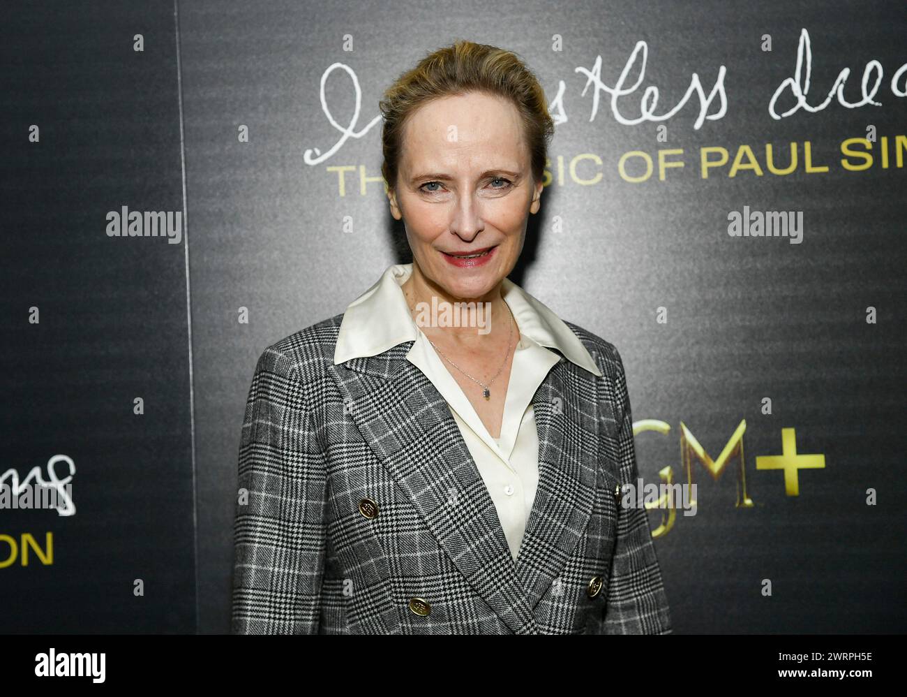 Laila Robins attends the MGM+ premiere of "In Restless Dreams: The ...