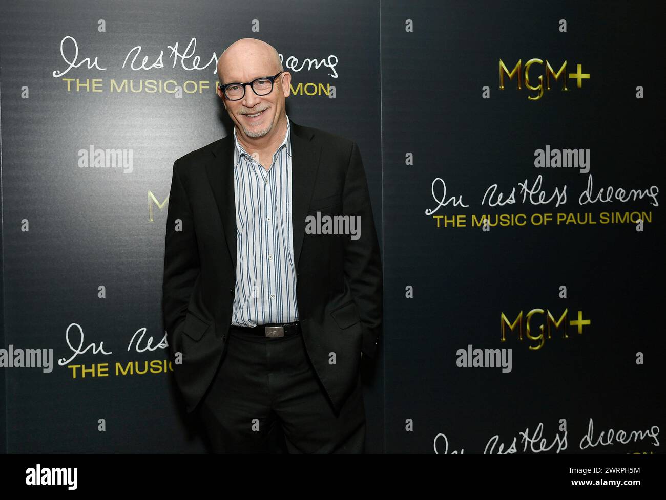 Alex Gibney attends the MGM+ premiere of "In Restless Dreams: The Music ...