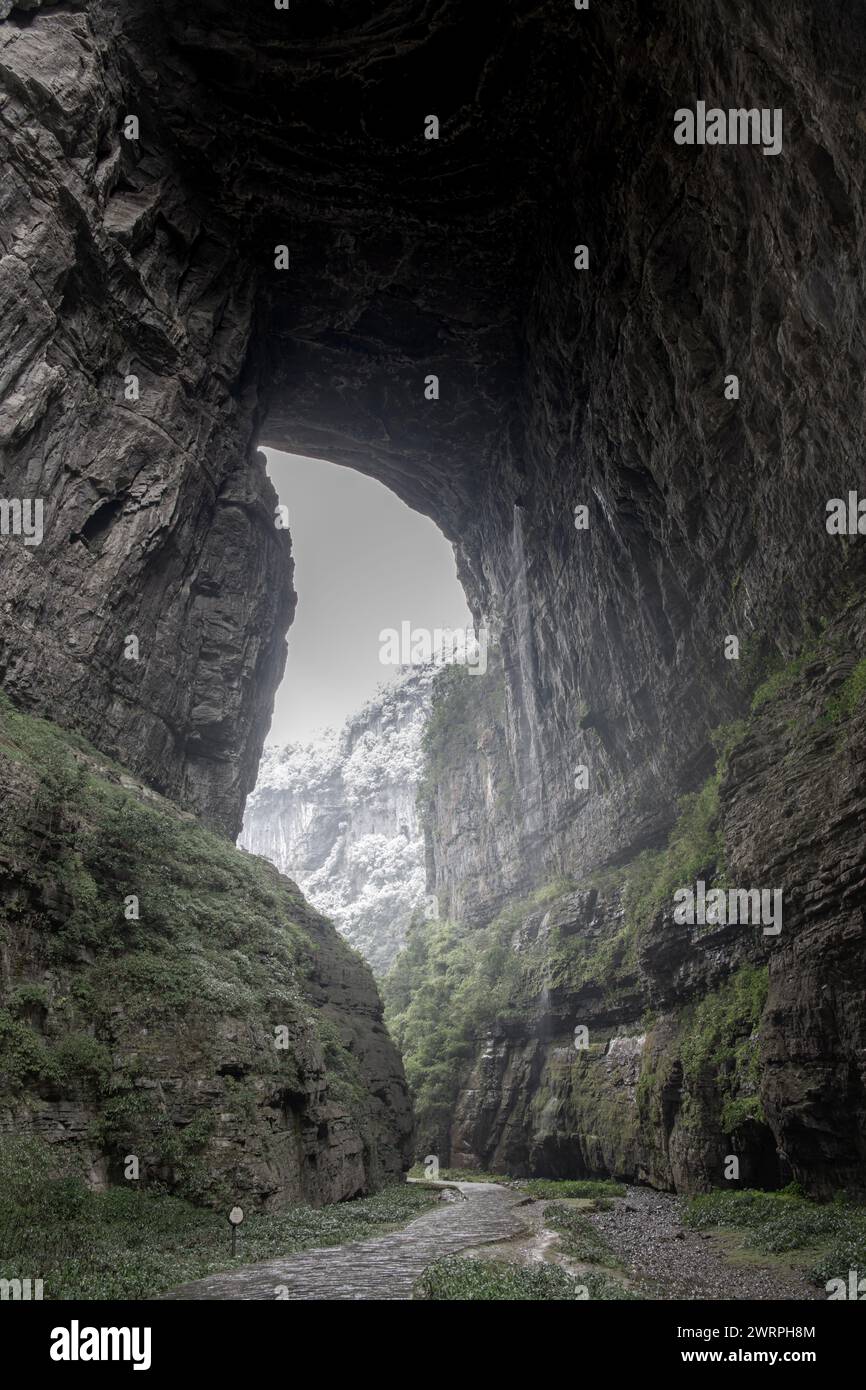 UNESCO world heritage of Wulong Karst National Geology Park in ...