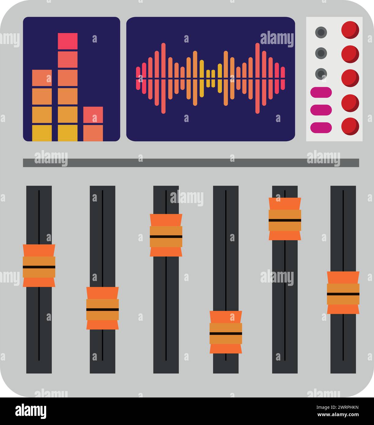 dj modern mixer isolated Stock Vector Image & Art - Alamy