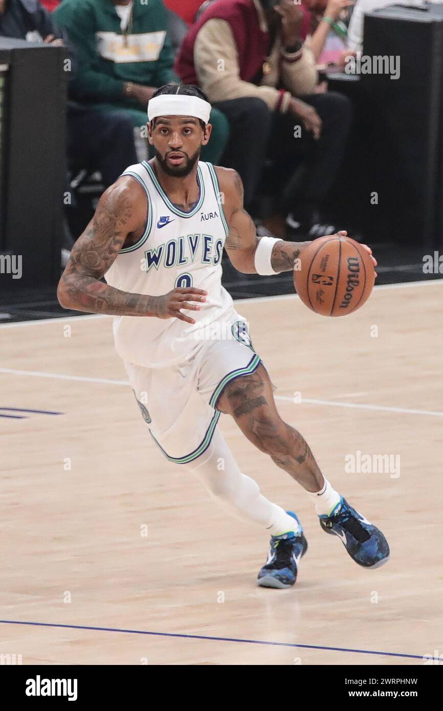 LOS ANGELES, CA - MARCH 12: Minnesota Timberwolves guard Nickeil ...