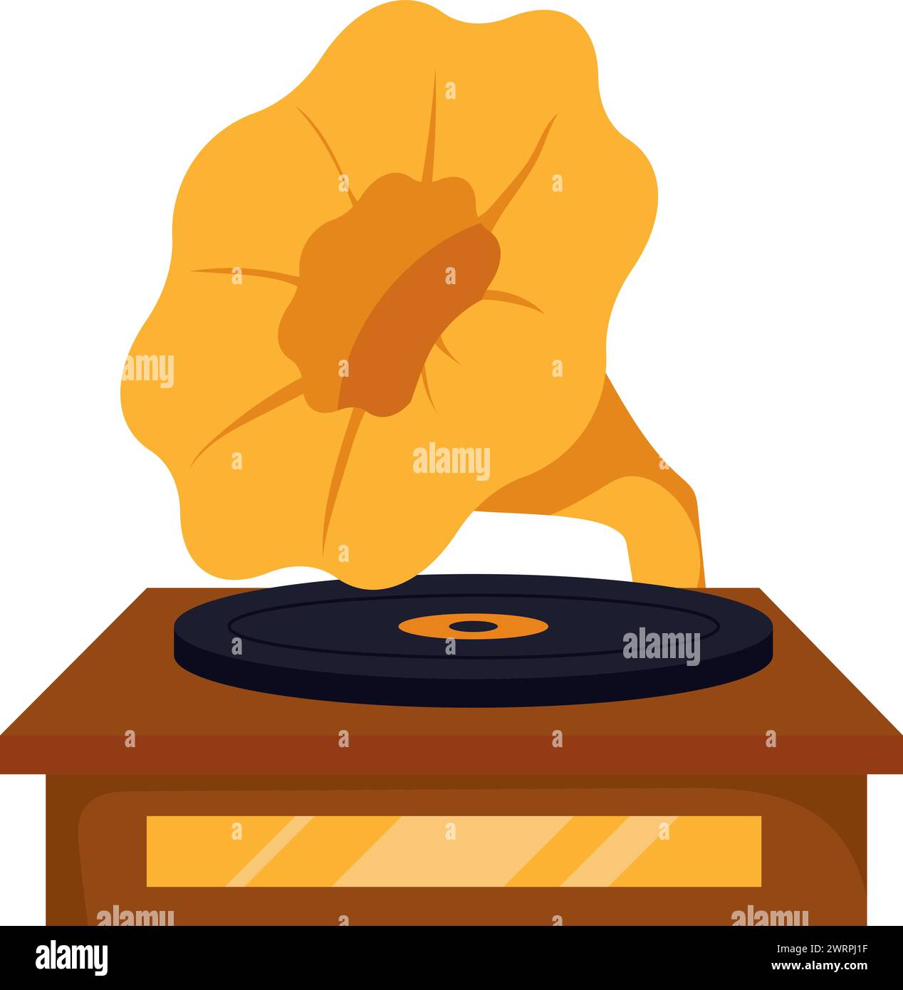 musical gramophone retro Stock Vector Image & Art - Alamy