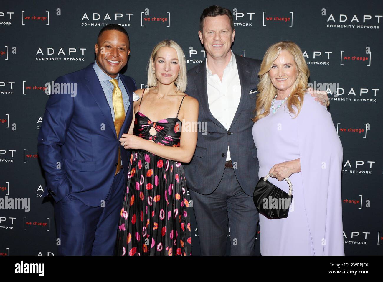 New York, United States. 13th Mar, 2024. Craig Melvin, Lindsay Czarniak ...