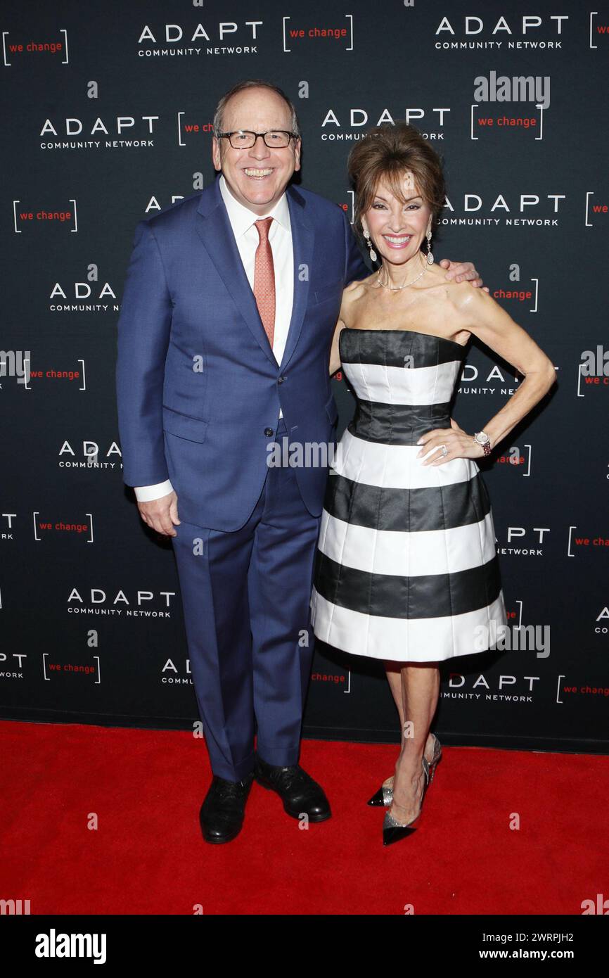 New York, United States. 13th Mar, 2024. Jon Lekecky and Susan Lucci ...