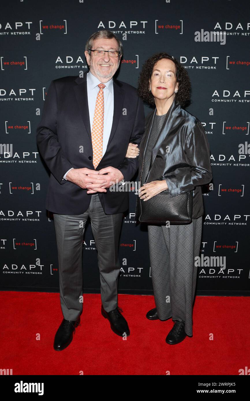 New York, United States. 13th Mar, 2024. Michael Dowling and Kathy ...