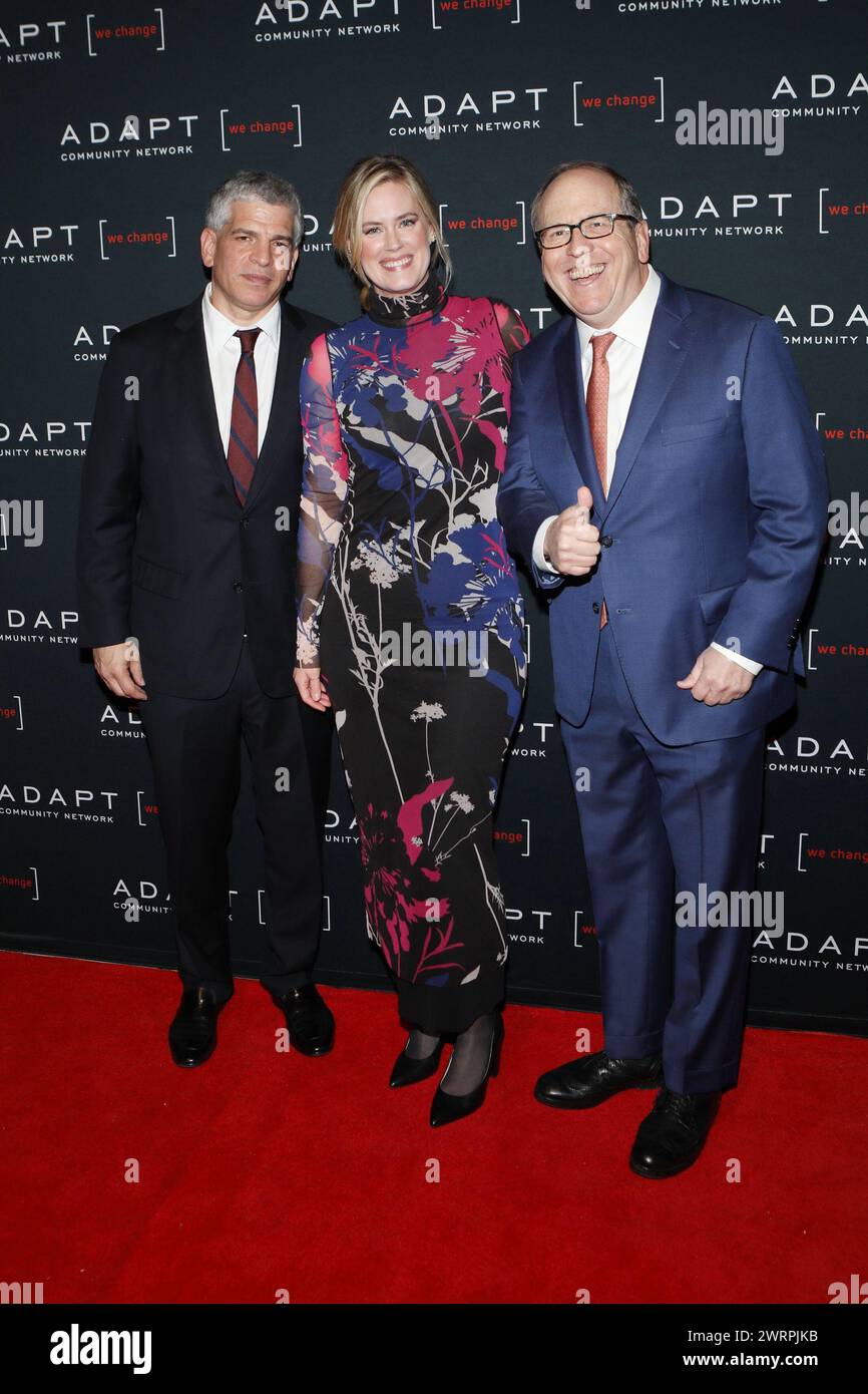 New York, United States. 13th Mar, 2024. James Hausman, Abigail Hawk ...