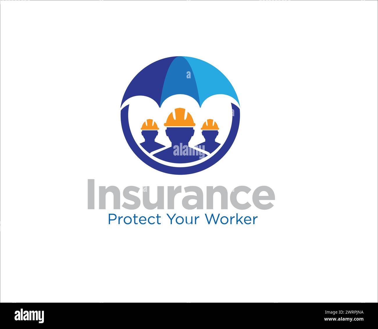 worker insurance logo designs for medical protection logo Stock Vector ...