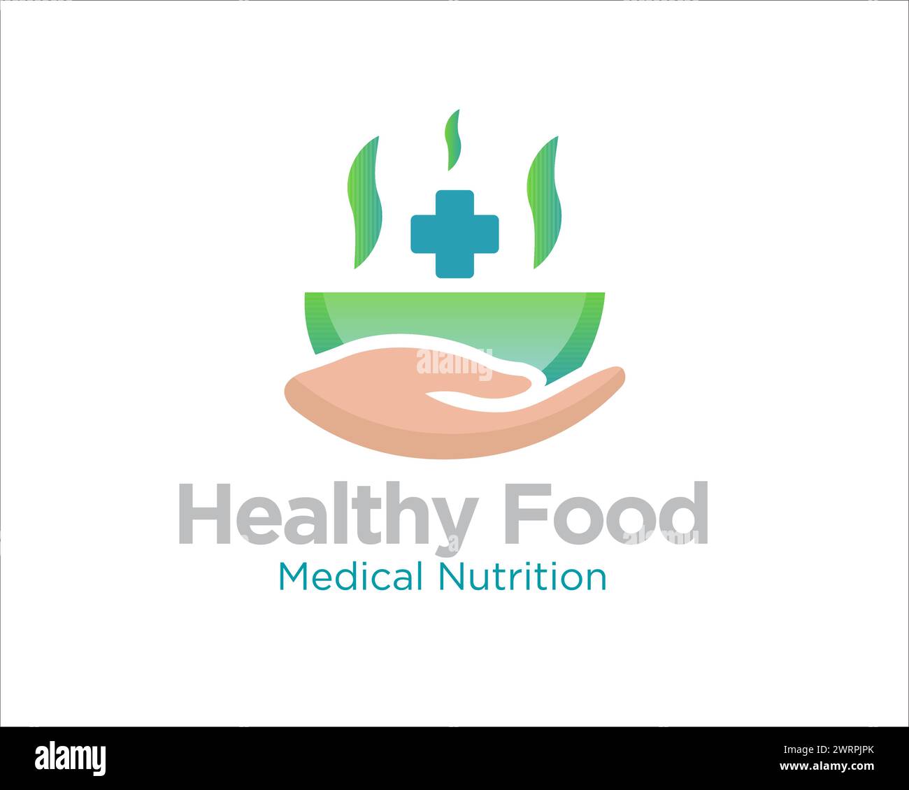healthy food logo designs for nutrition logo Stock Vector Image & Art ...