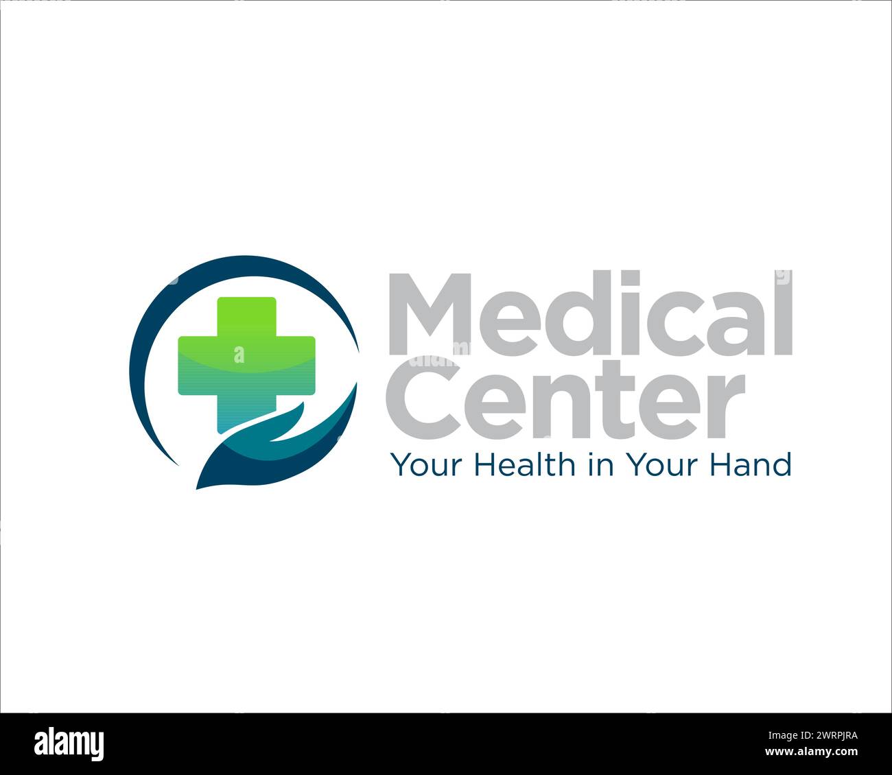hand cross medical service logo for consultation and clinic Stock ...