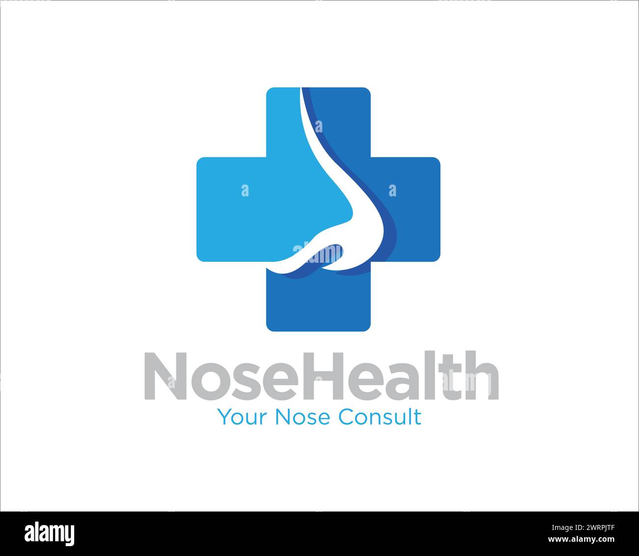 cross nose health logo designs for medical service Stock Vector Image ...
