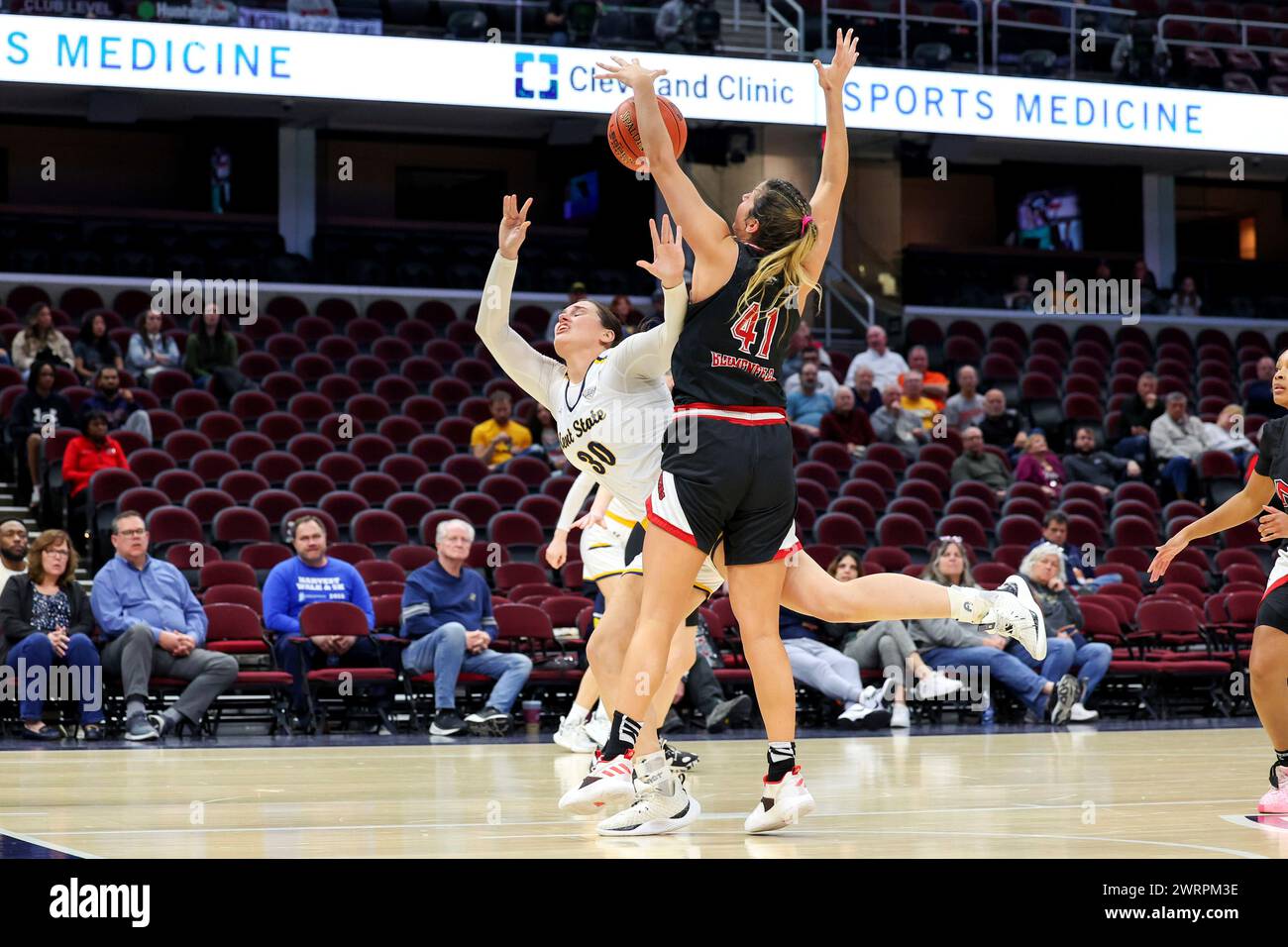 CLEVELAND, OH - MARCH 13: Kent State Golden Flashes center Mikala ...