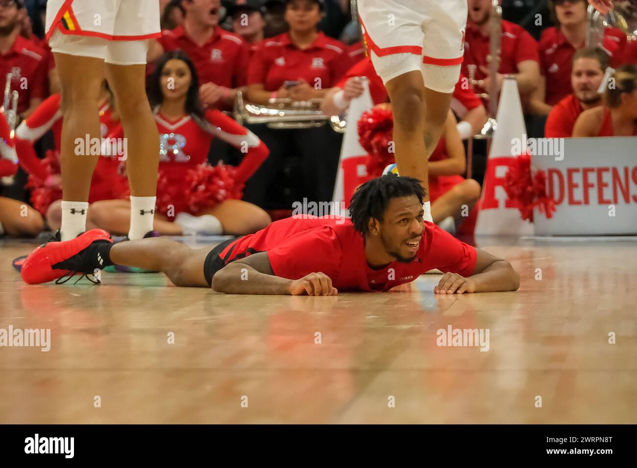 Minneapolis, Minnesota, USA. 13th Mar, 2024. Rutgers Scarlet Knights ...