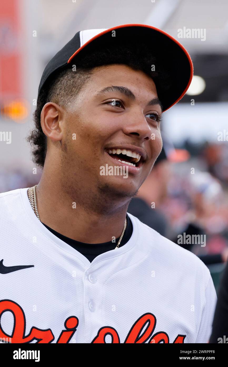 SARASOTA, FL - MARCH 13: Baltimore Orioles catcher Samuel Basallo (89 ...