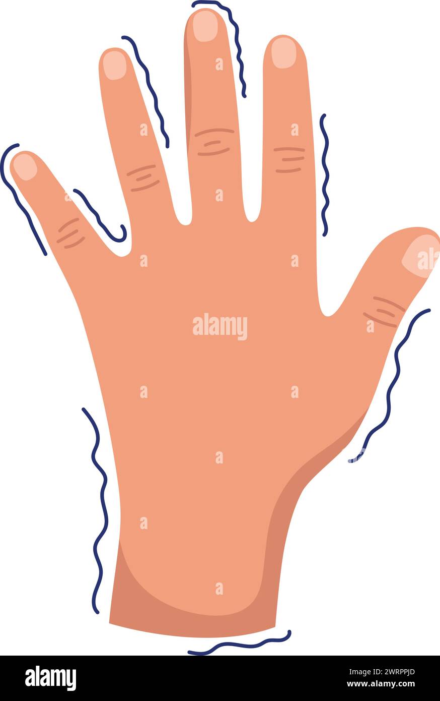 parkinson hand shaking Stock Vector Image & Art - Alamy