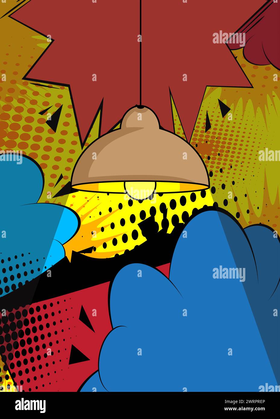 Old lamp shade Stock Vector Images - Alamy