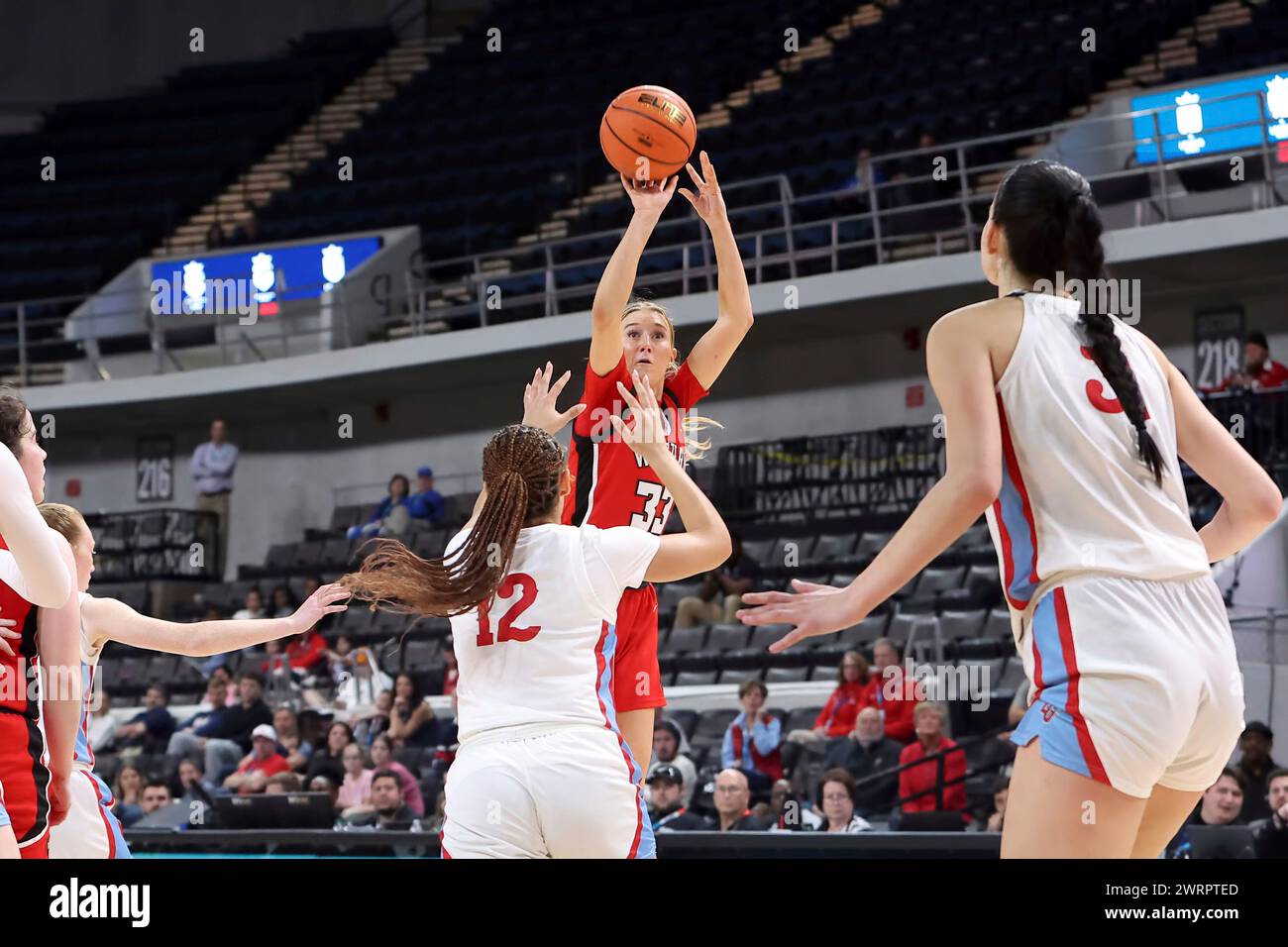 HUNTSVILLE, AL - MARCH 13: Western Kentucky Lady Toppers guard Josie ...