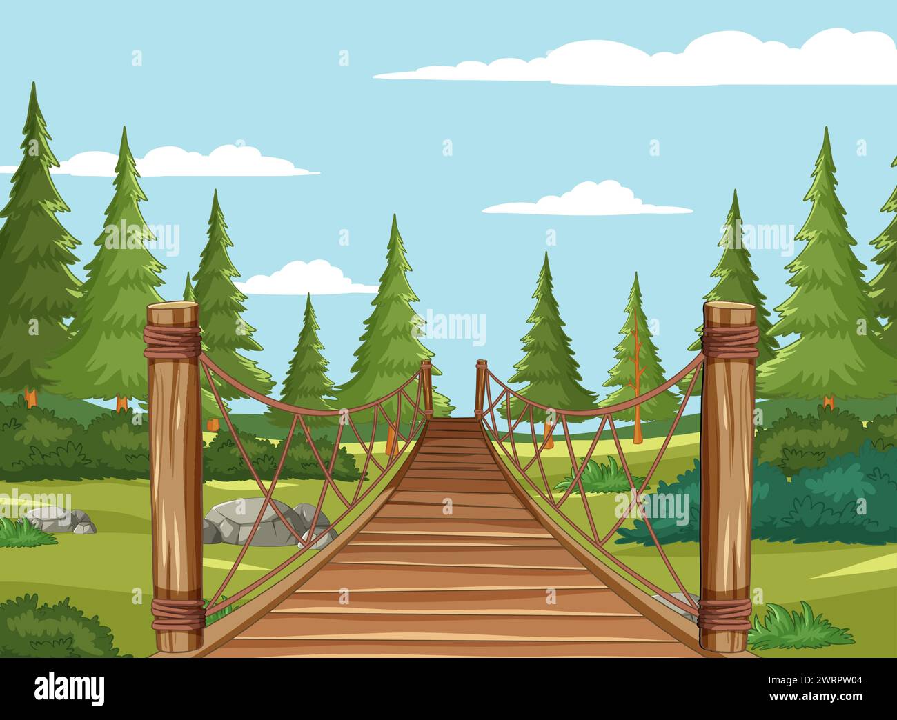 Daytime bridge Stock Vector Images - Alamy