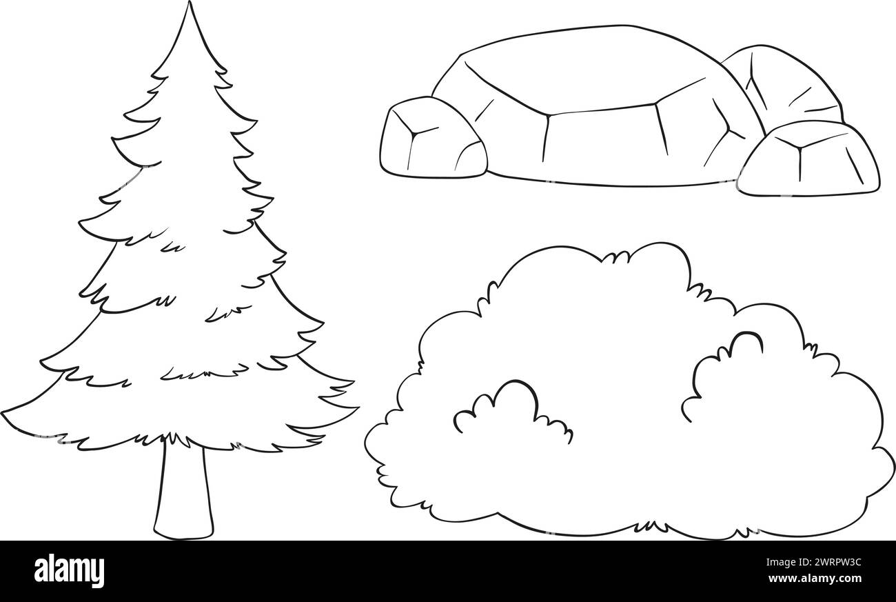 Shrubbery art Cut Out Stock Images & Pictures - Alamy