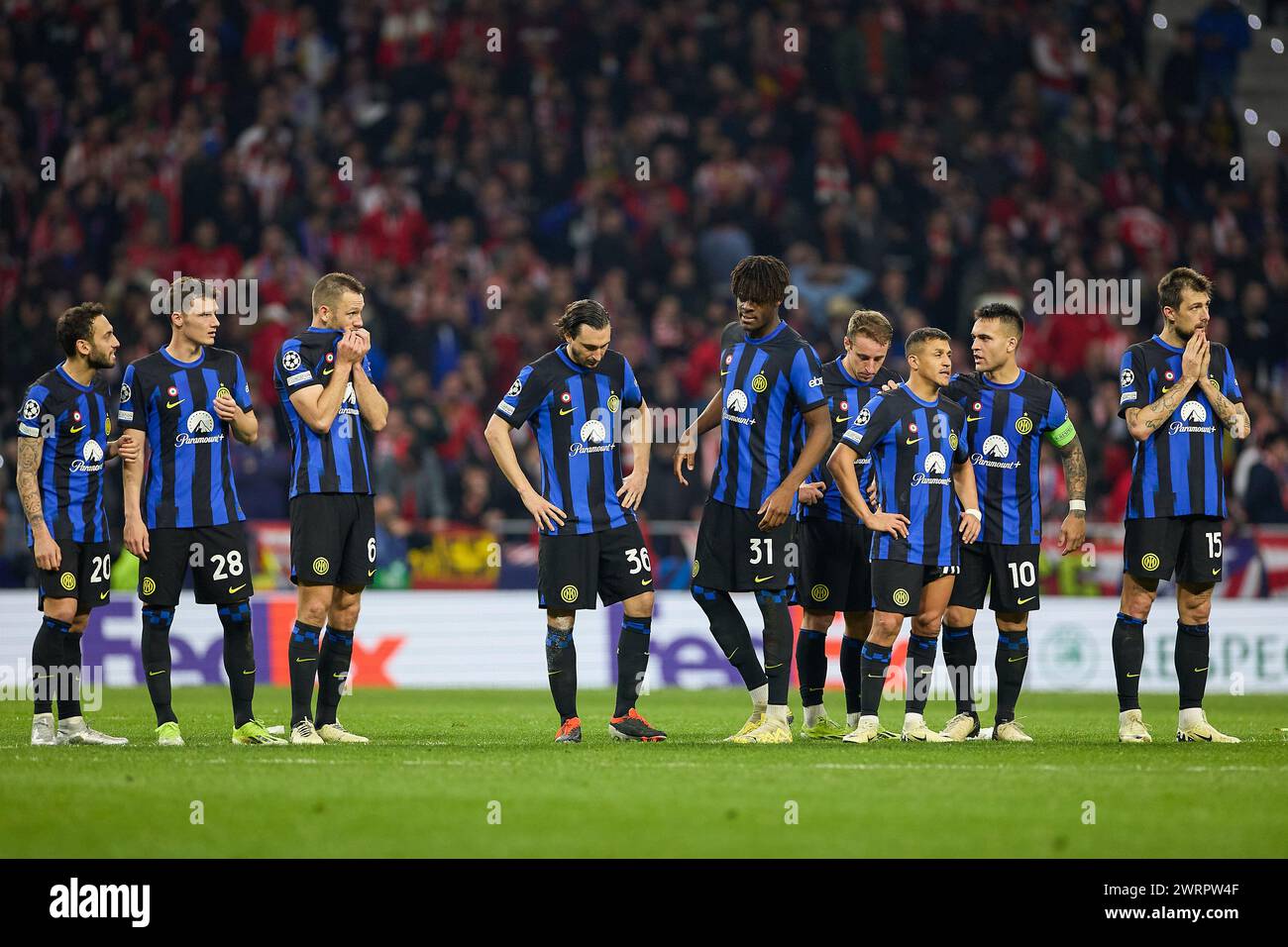 Madrid, Spain. 13th Mar, 2024. FC Internazionale Milano players seen ...