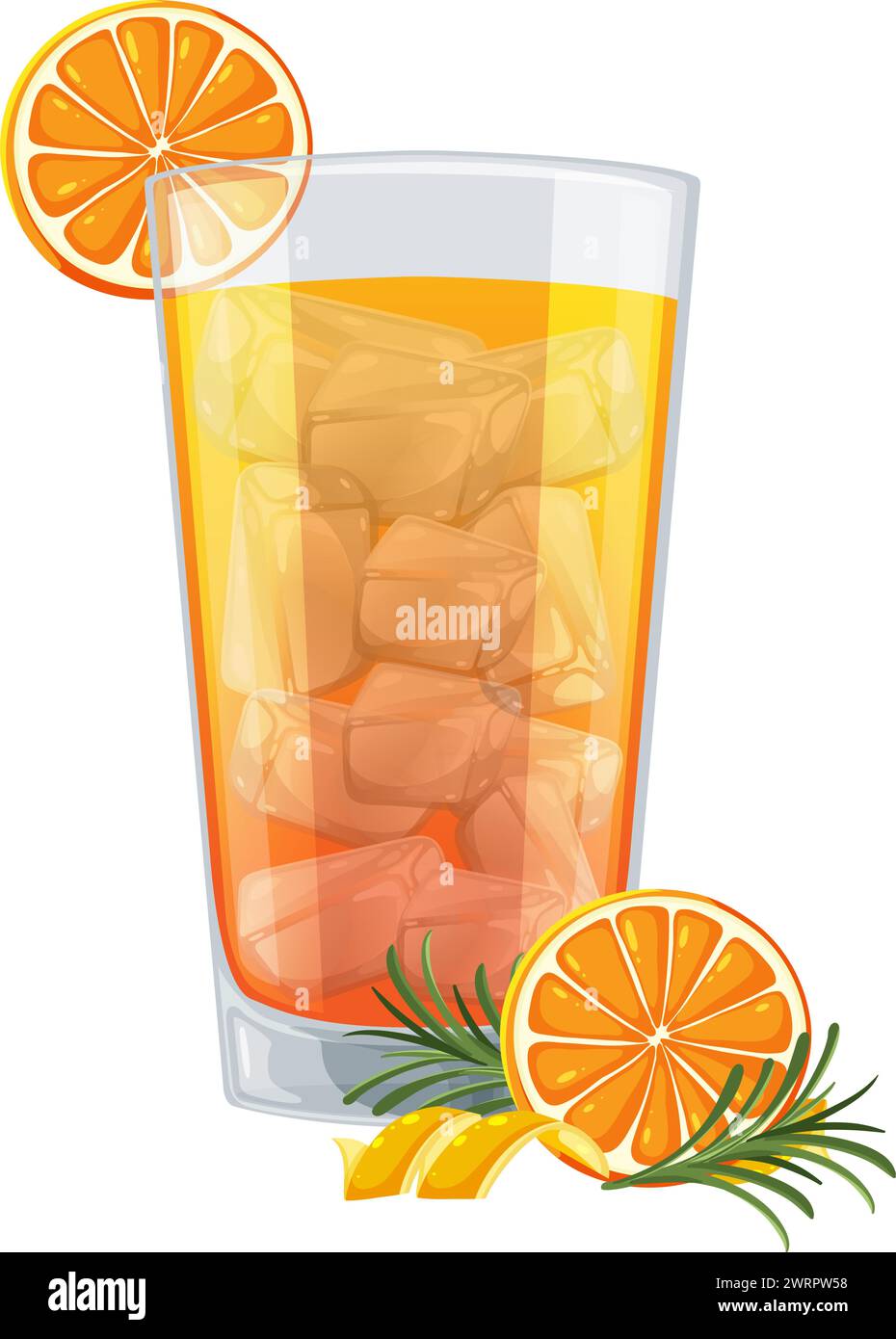 Mocktail ice Stock Vector Images - Alamy
