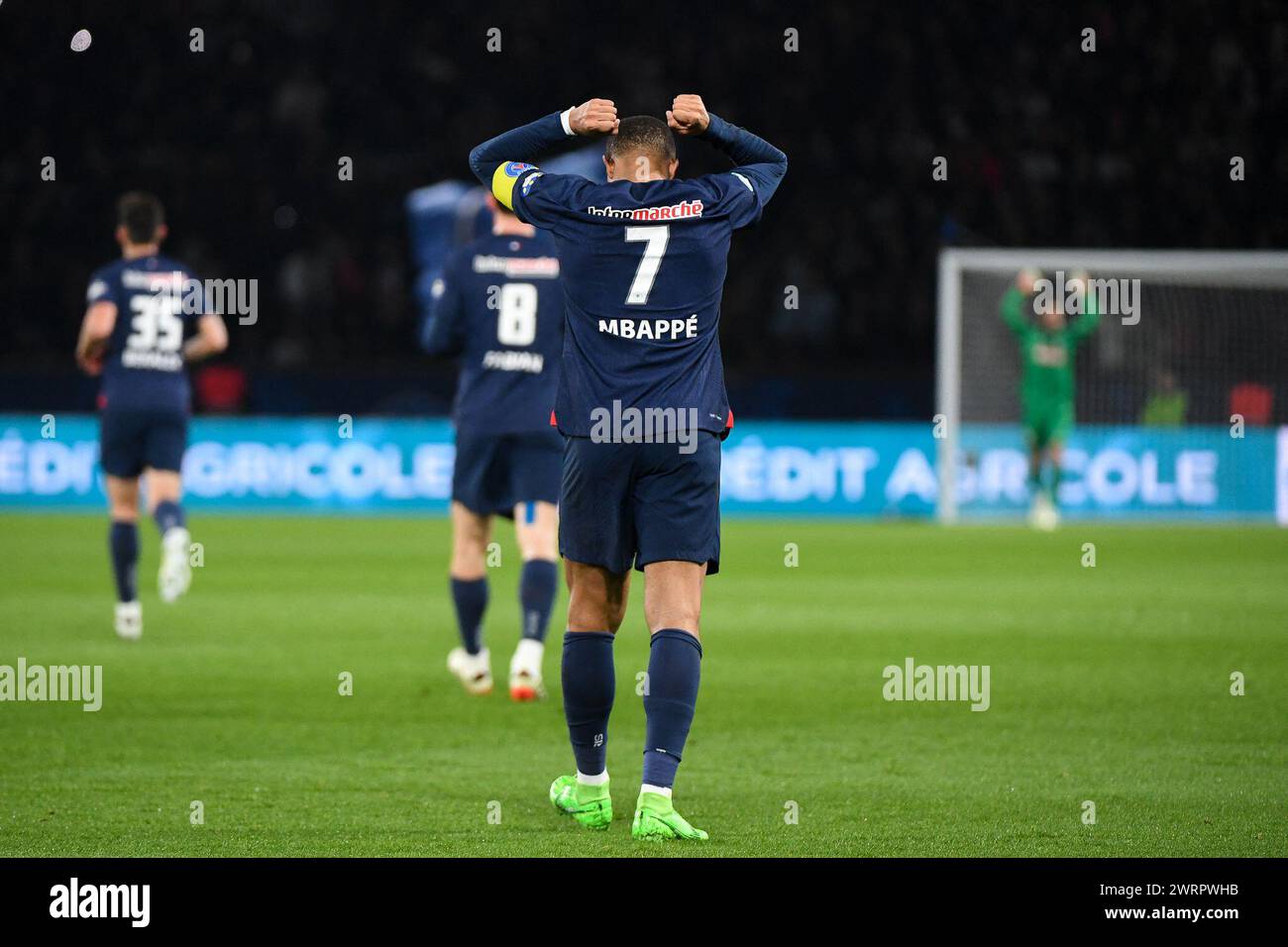 Kylian Mbappe during the French Cup football match between Paris Saint ...