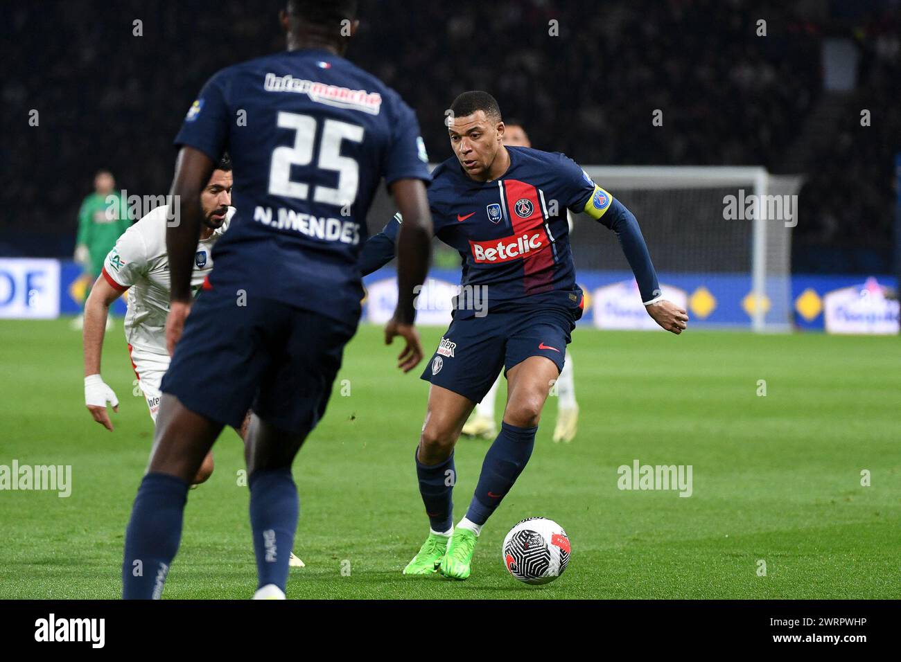 Kylian Mbappe during the French Cup football match between Paris Saint ...