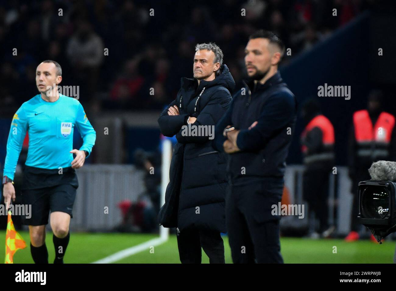 Luis Enrique during the French Cup football match between Paris Saint ...