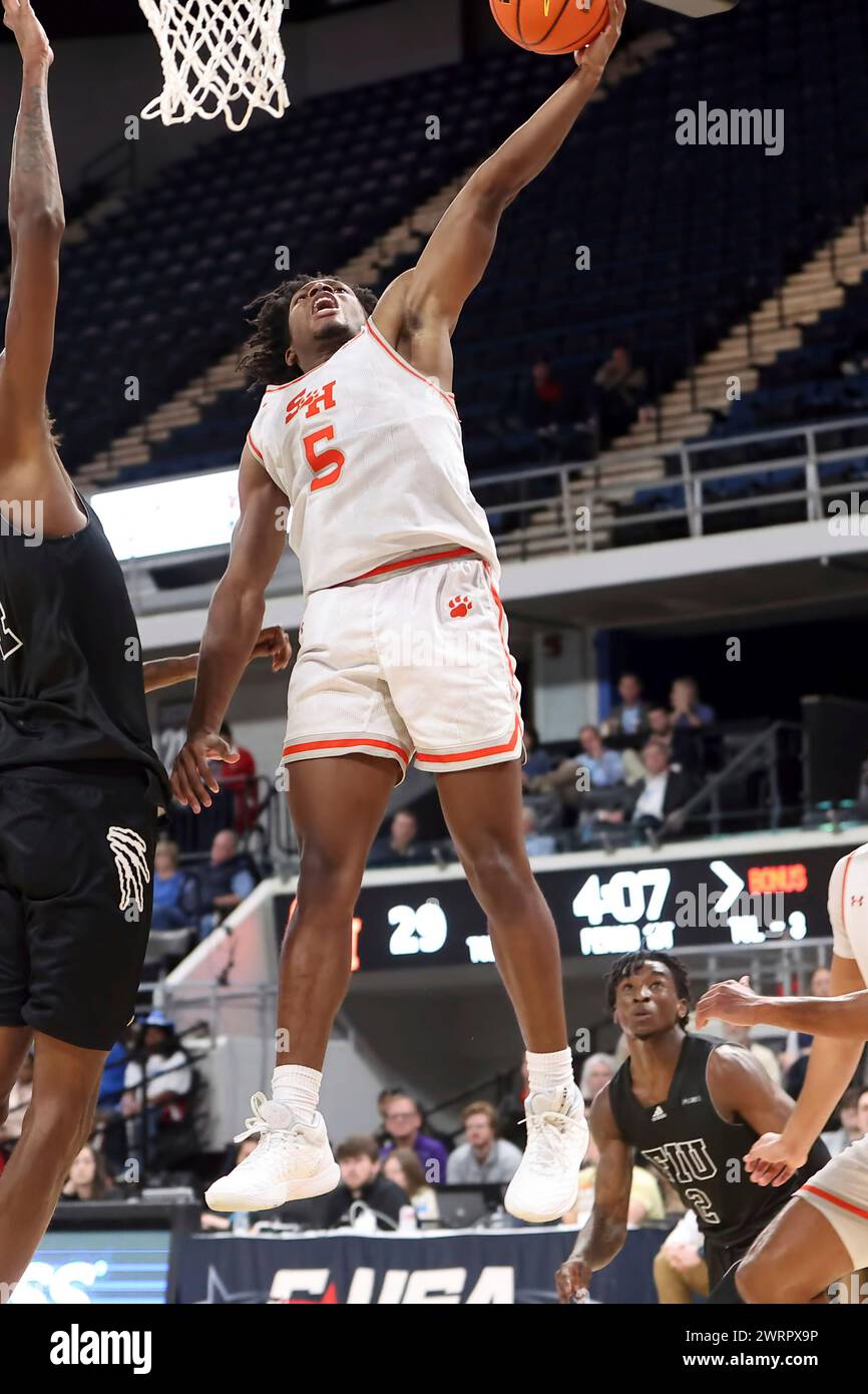 HUNTSVILLE, AL - MARCH 13: Sam Houston State Bearkats guard Marcus ...
