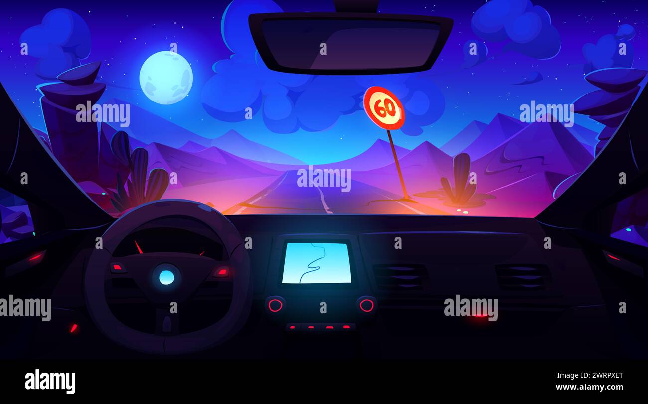 Pov mountain driving Stock Vector Images - Alamy