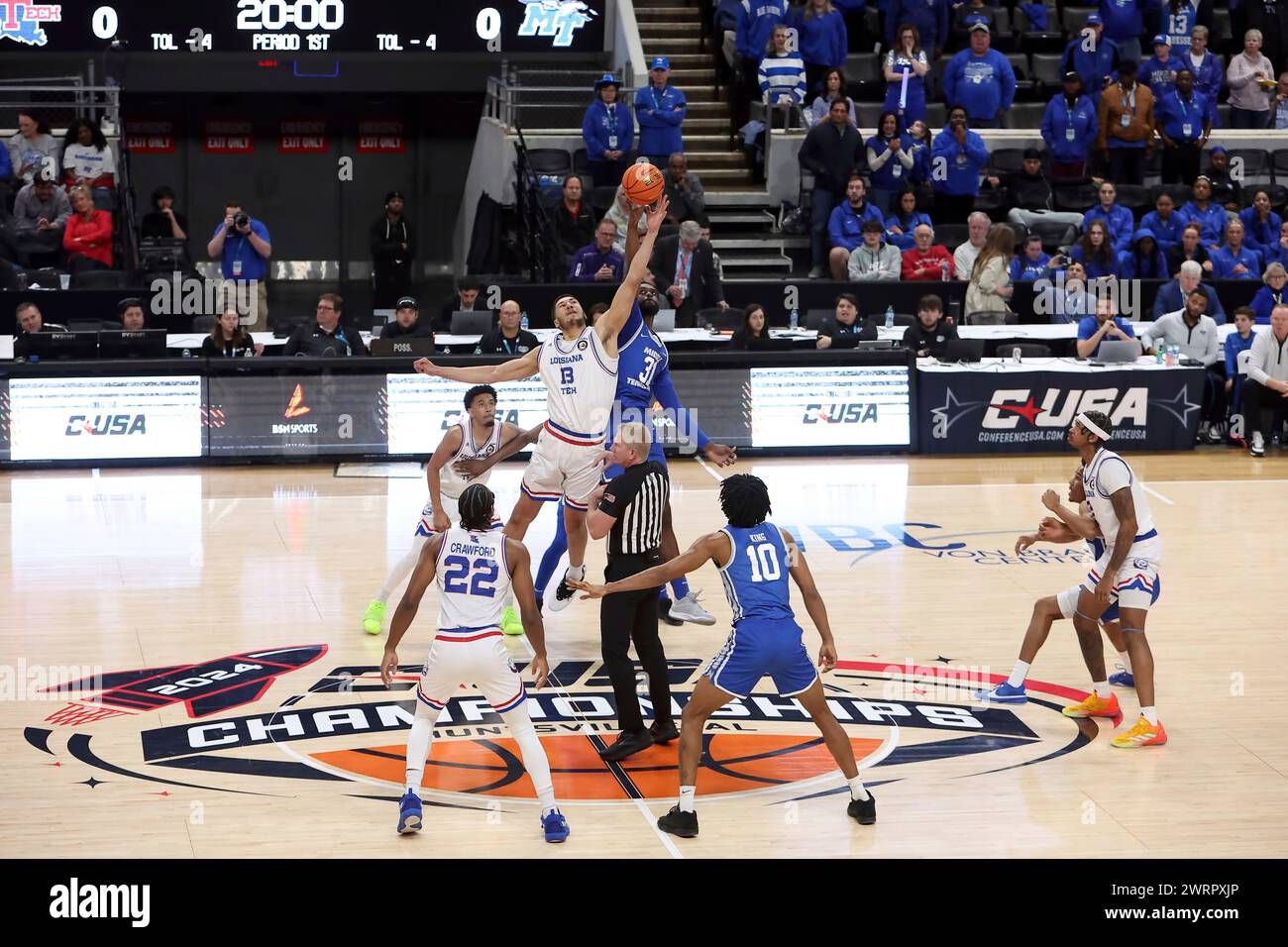 HUNTSVILLE, AL - MARCH 13: Louisiana Tech Bulldogs forward Daniel ...