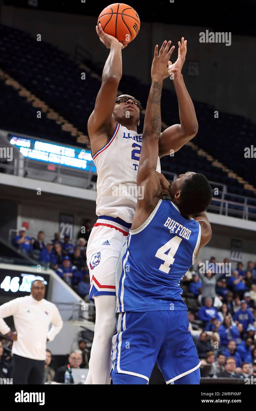 HUNTSVILLE, AL - MARCH 13: Louisiana Tech Bulldogs forward Isaiah ...