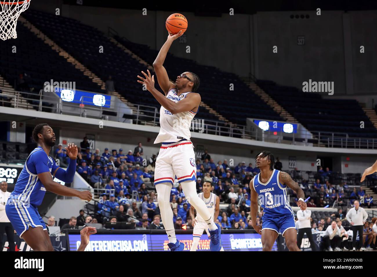 HUNTSVILLE, AL - MARCH 13: Louisiana Tech Bulldogs forward Isaiah ...