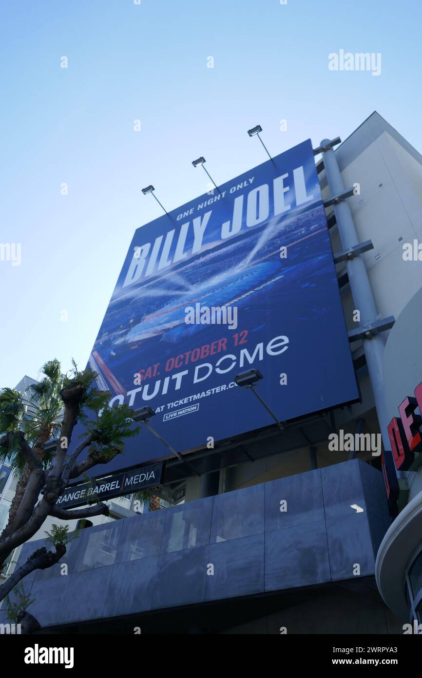 Los Angeles, California, USA 12th March 2024 Singer/Musician Billy Joel ...