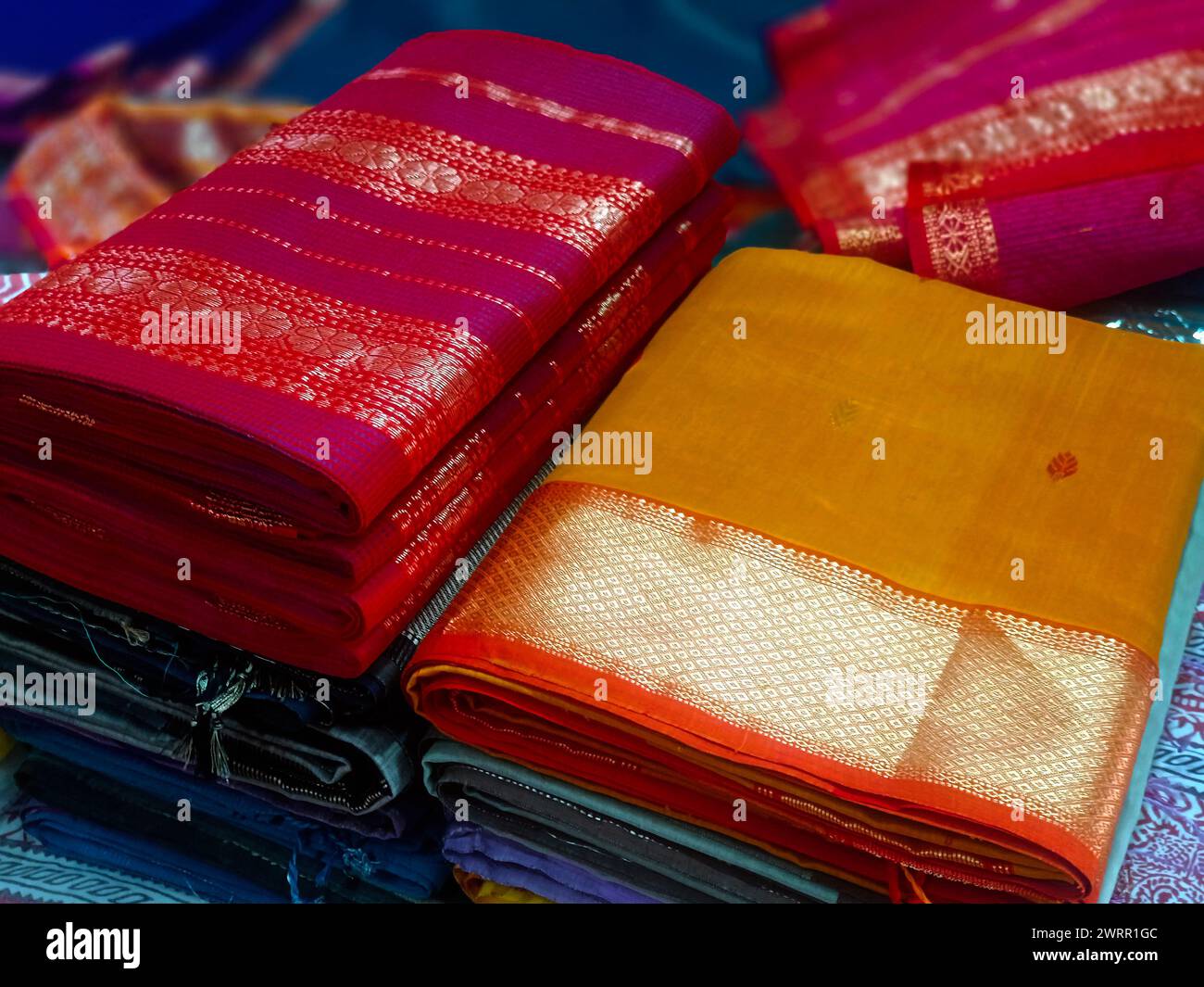 Saree design hi-res stock photography and images - Alamy
