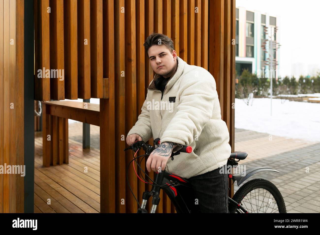 Adult crazy man cycling hi-res stock photography and images - Alamy